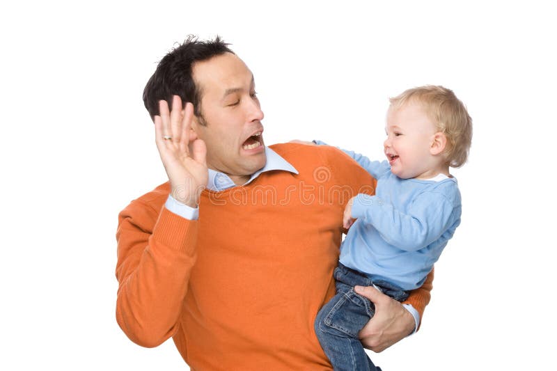 Father with sun stock photo. Image of face, people, family - 11023668