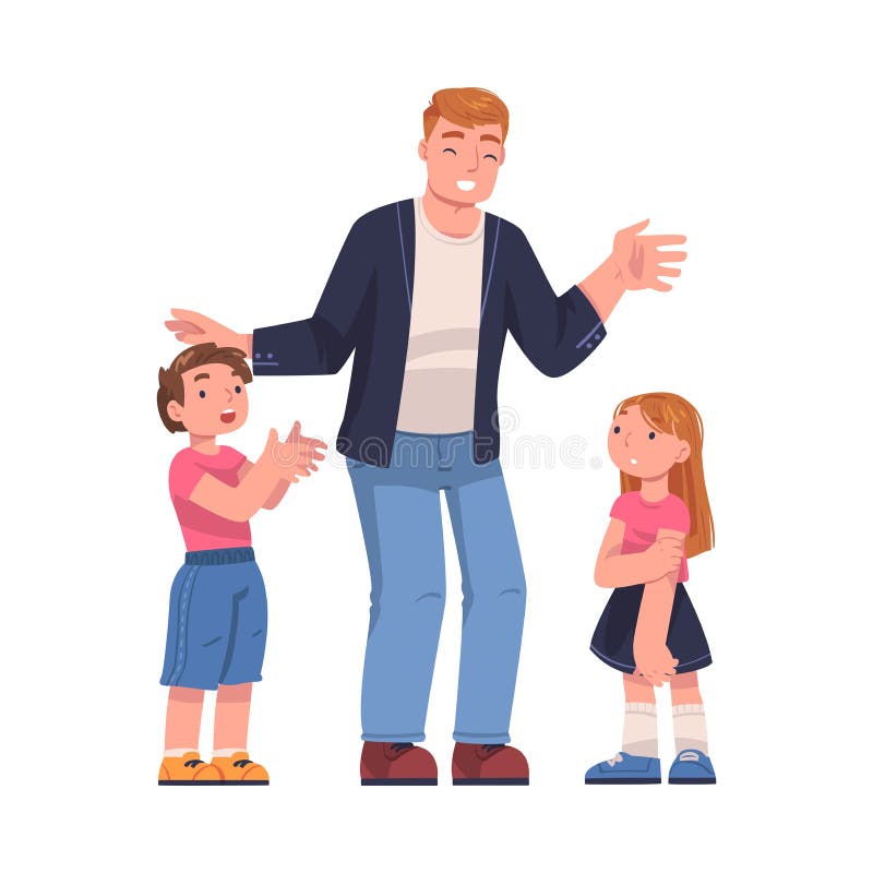 Father Talking His Son Stock Illustrations – 157 Father Talking His Son ...