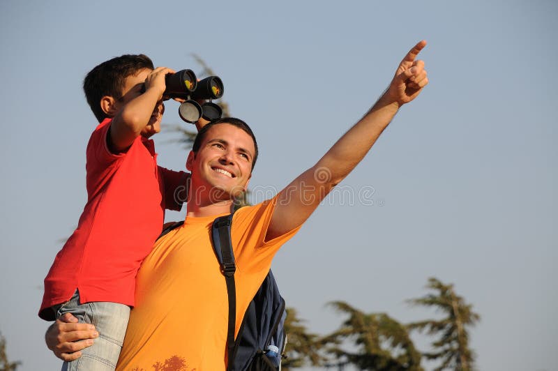 Father with Son and Free Time Stock Image - Image of teach, fishing ...