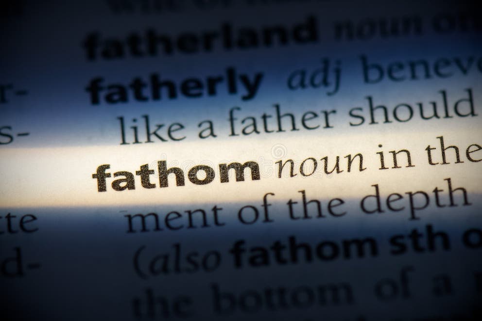 Fathom stock photo. Image of meaning, isolated, detail - 161577632