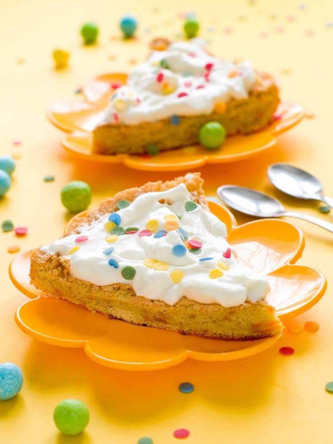 Fatia de bolo imagem de stock. Imagem de caseira, presunto - 23381977