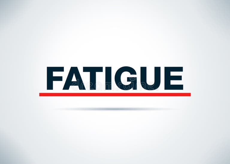 Fatigue Abstract Flat Background Design Illustration Stock Illustration ...
