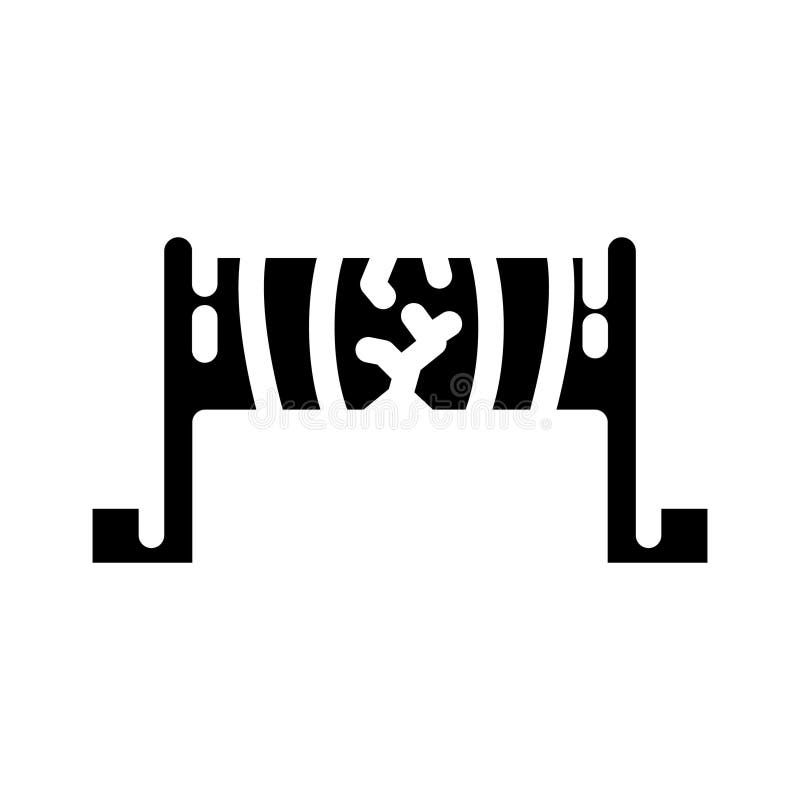 Fatigue Analysis Mechanical Engineer Glyph Icon Vector Illustration ...