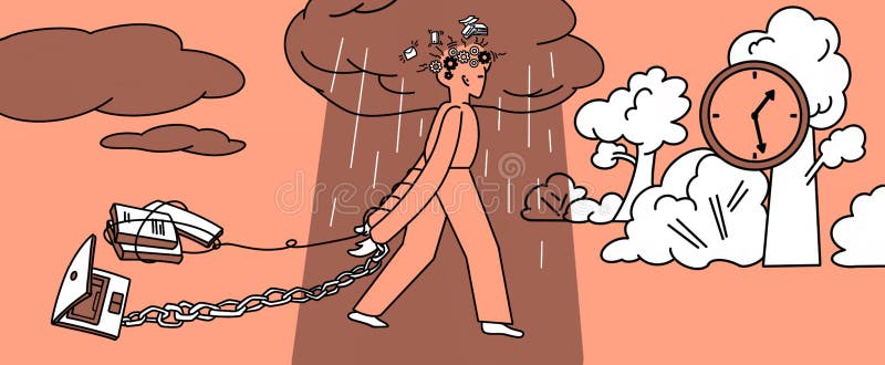 Fatigue, Emotional Burnout, Workaholism, Concept of Professional ...