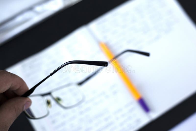 Fatigue And Eye Strain At Concept Office Employees Tired Middle Level