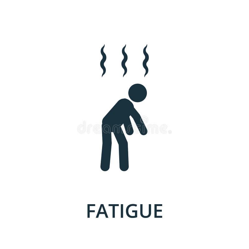 Fatigue Icon. Simple Illustration from Coronavirus Collection Stock ...