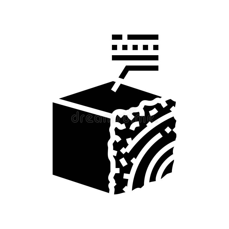 Fatigue Material Failure Materials Engineering Glyph Icon Vector ...