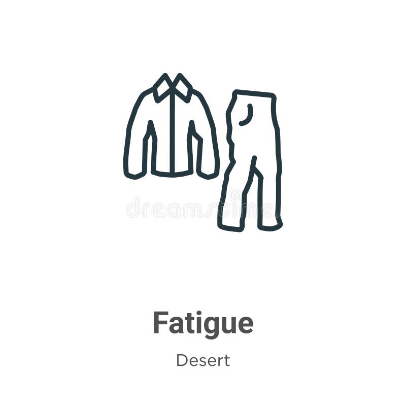 Fatigue Simple Vector Icon. Illustration Symbol Design Template for Web ...