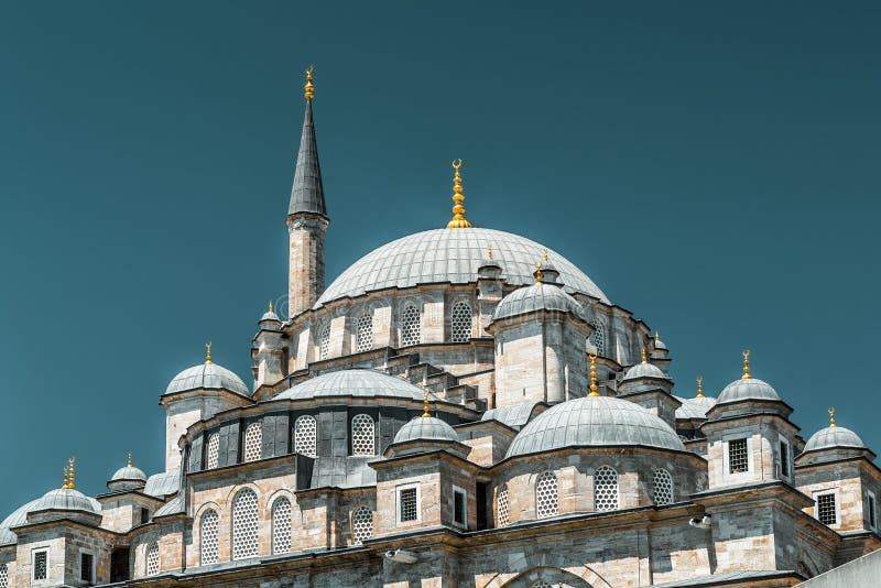 The Fatih Mosque (Conqueror S Mosque) in Istanbul Stock Photo - Image ...