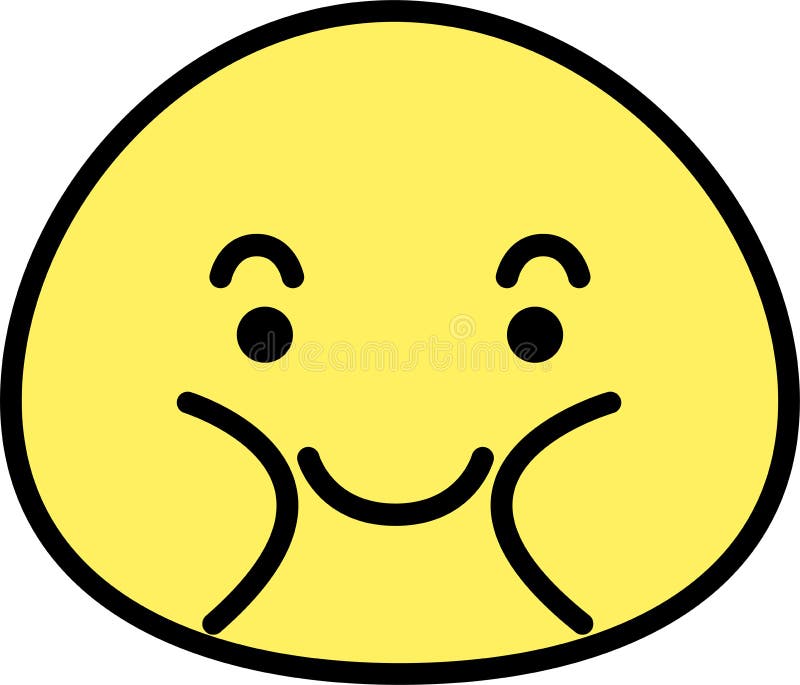 Fatman emoticon icon stock vector. Illustration of graphic - 195146945