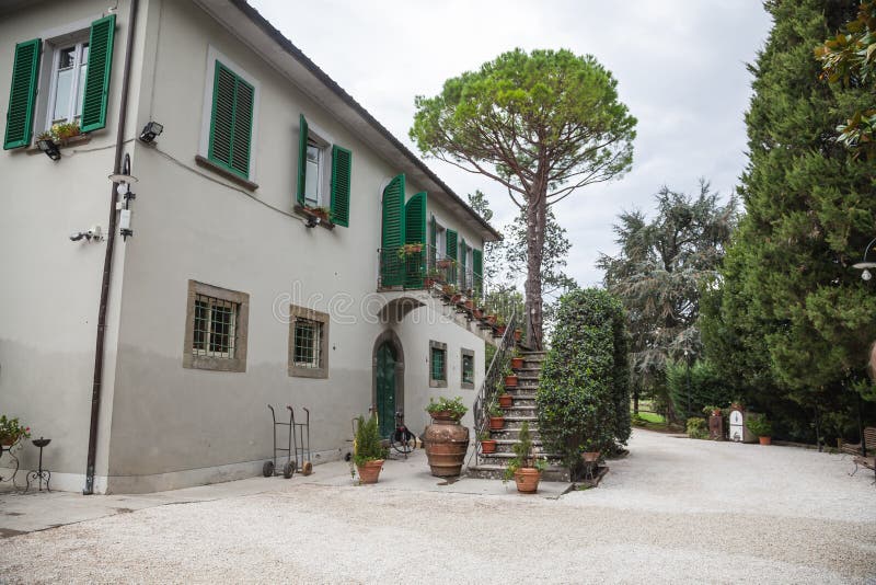 Fattoria il Poggio stock image. Image of landscape, vine - 95006259