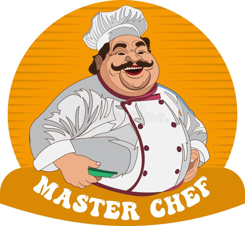 Happy Fatty Chef Vector Character Stock Vector - Illustration of icon ...