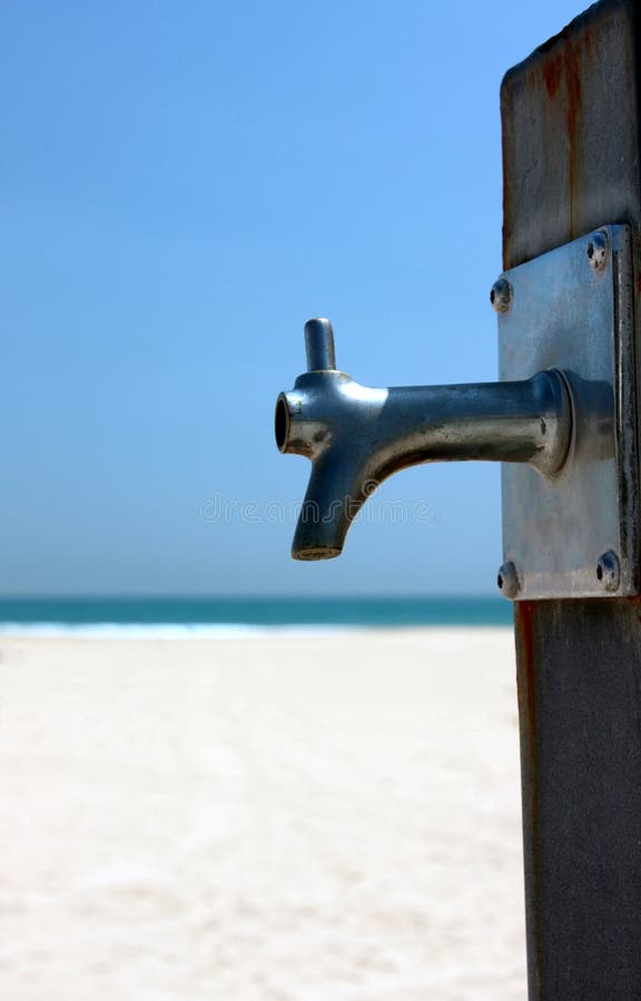 Faucet stock photo. Image of water, closet, drinking, beach - 5104064