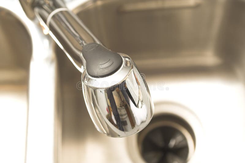 Faucet close up stock image. Image of kitchen, macro, maintenance - 683225