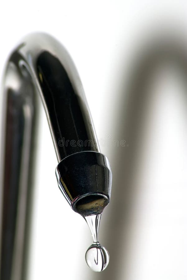 Faucet and drop stock image. Image of opening, thirst - 9255909