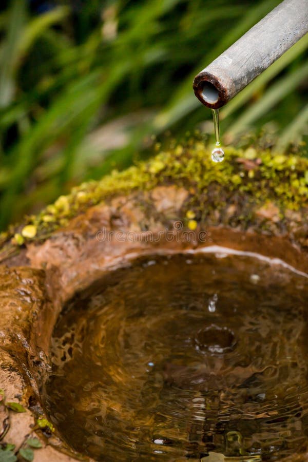 Faucet with a Drop of Water Stock Image - Image of drought, metal: 3871157