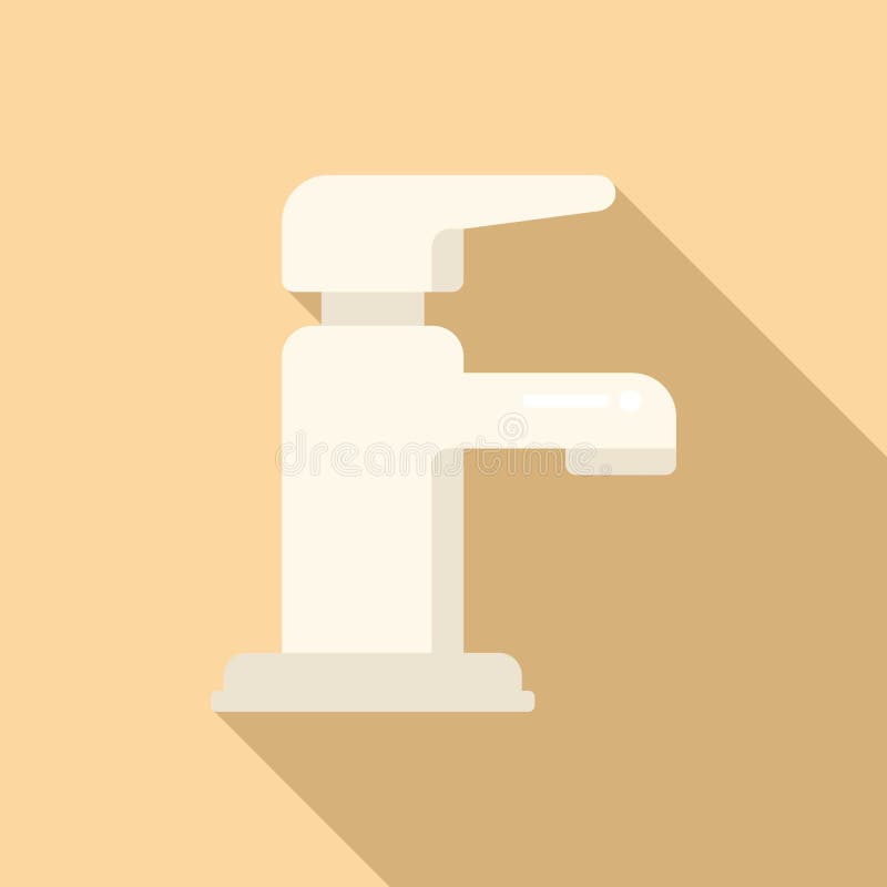 Faucet Icon Flat Vector. Water Pipe Stock Vector - Illustration of flat ...