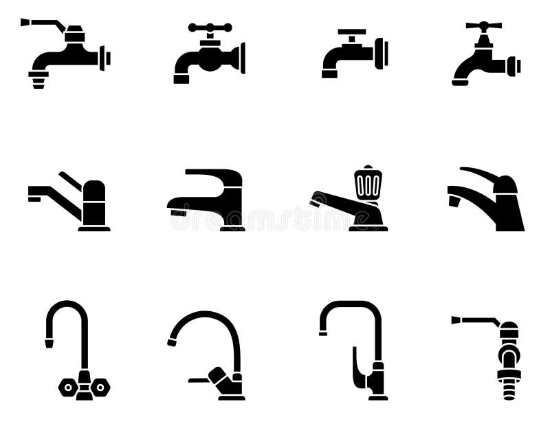 Faucet icon. stock vector. Illustration of isolated, handle - 97461748