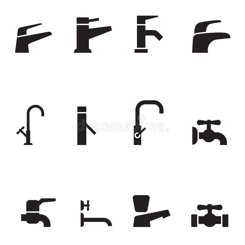 Faucet icon stock illustration. Illustration of clean - 72474169