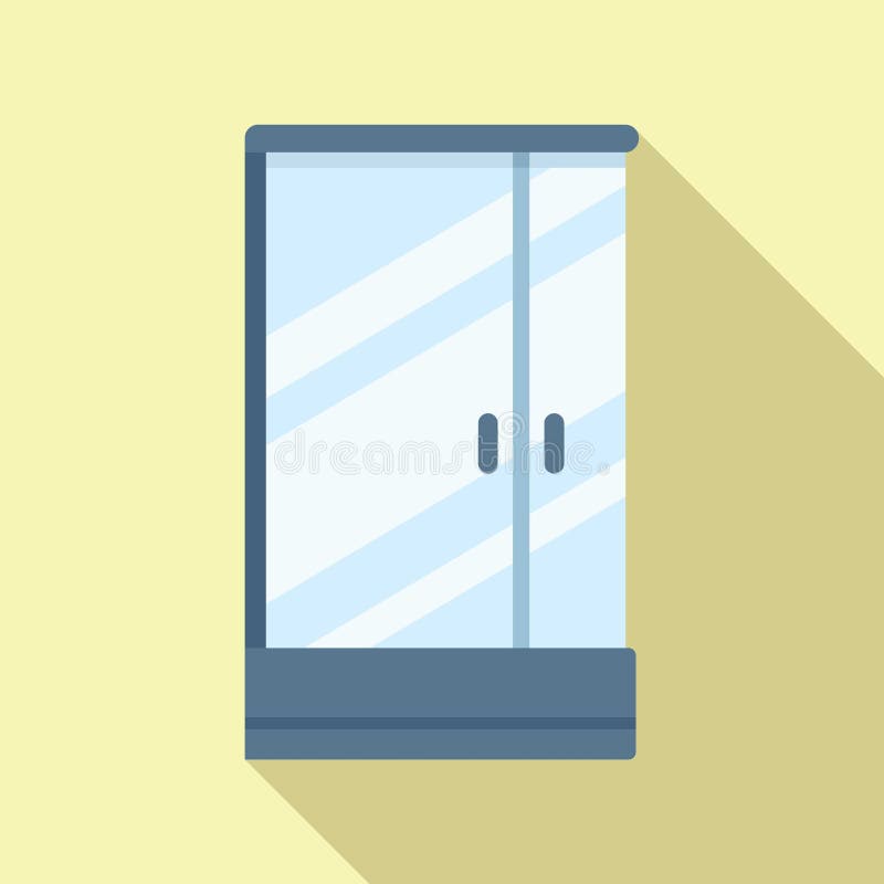 Faucet Shower Cabin Icon Flat Vector. Home Interior Stock Vector ...