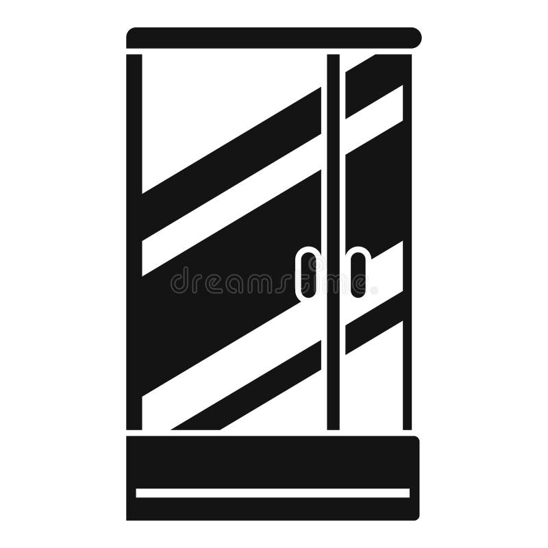 Faucet Shower Cabin Icon Simple Vector. Home Interior Stock ...