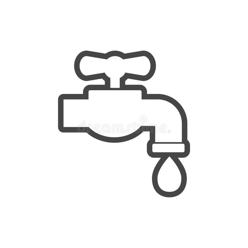 Faucet Vector Icon, Vector Tap Symbol Stock Vector - Illustration of ... Faucet Vector Icon, Vector Tap Symbol Stock Vector - Illustration of ...