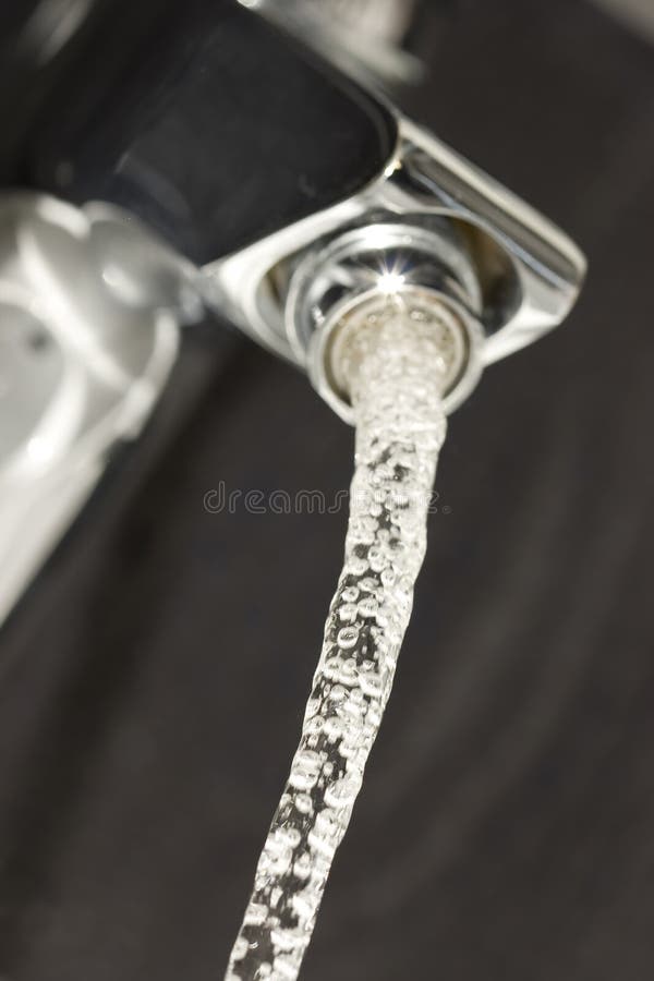 Chrome cold water tap stock image. Image of chrome, utility - 2601279