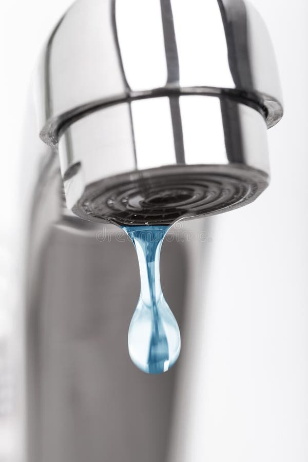 Faucet and water drop stock photo. Image of drink, cold - 41612270