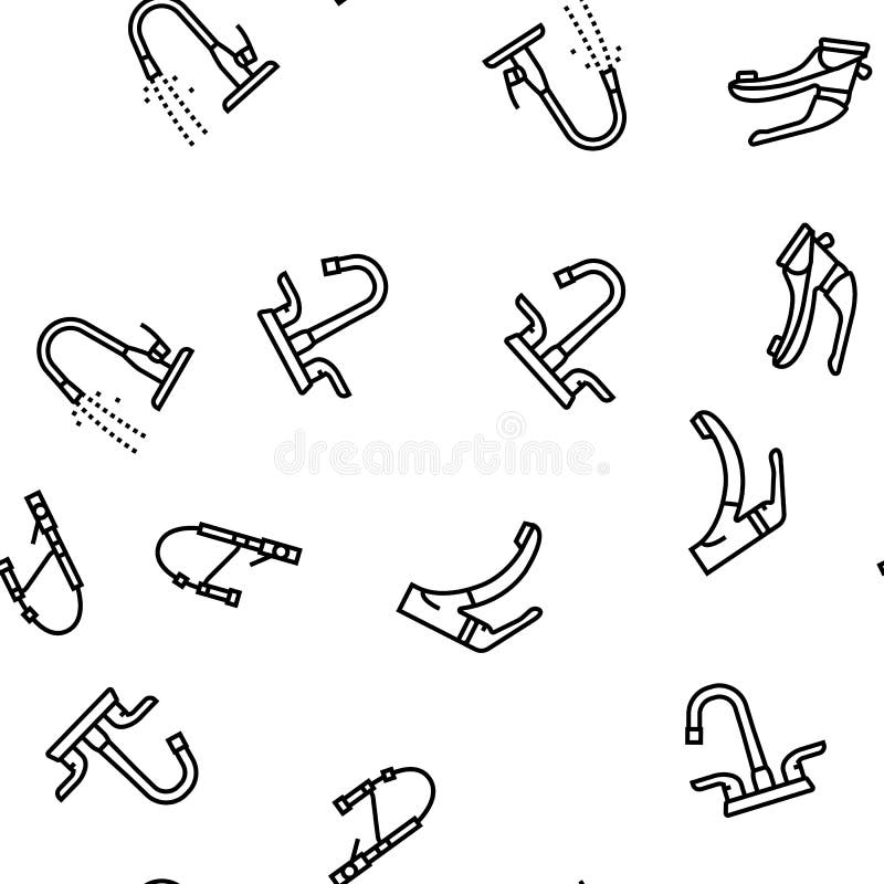 Faucet Water Sink Tap Bathroom Vector Seamless Pattern Stock ... Faucet Water Sink Tap Bathroom Vector Seamless Pattern Stock ...