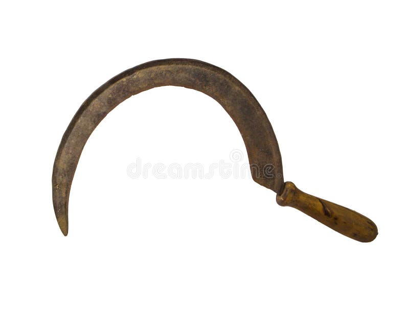 Vieille Faucille D'isolement Image stock - Image du fermier, fond ...
