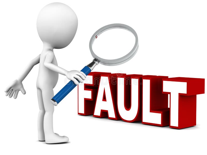 Fault stock illustration. Illustration of test, fault - 32572824