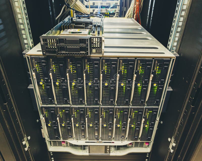 Faulty blade server stock image. Image of datacenter - 62362439