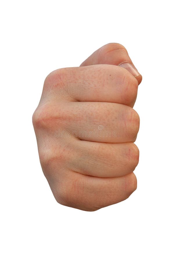 Hand, Faust, Winkelstück. stockbild. Bild von faust, gestikulieren ...