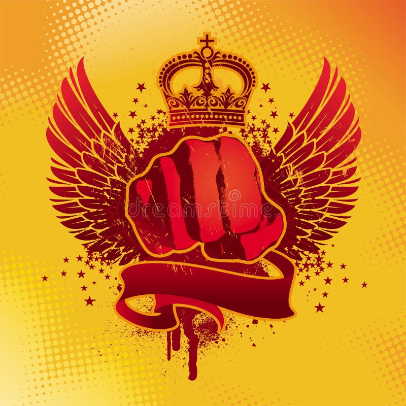 Faust vektor abbildung. Illustration von zeichen, wappenkunde - 9669946