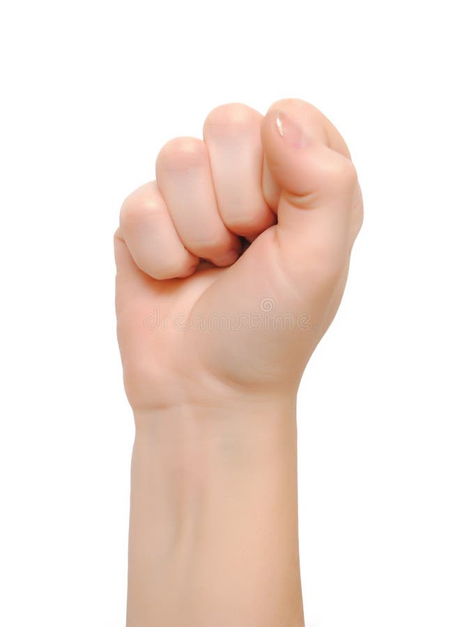 Fausthand stockbild. Bild von individualität, ausdrücken - 15894873