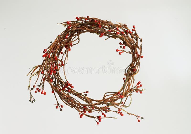 Faux berry branch stock image. Image of decor, plant - 67401325
