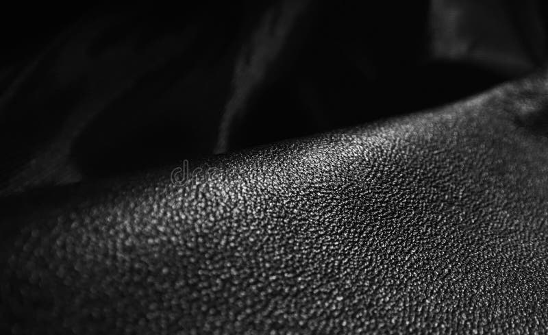 Faux black tanned leather. stock photo. Image of grunge - 258618028