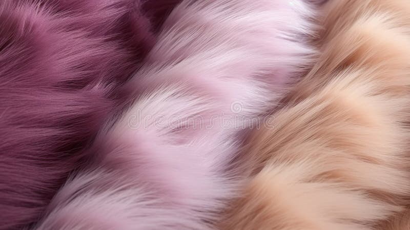 Faux Fur Material with Luxurious Texture Stock Illustration ...