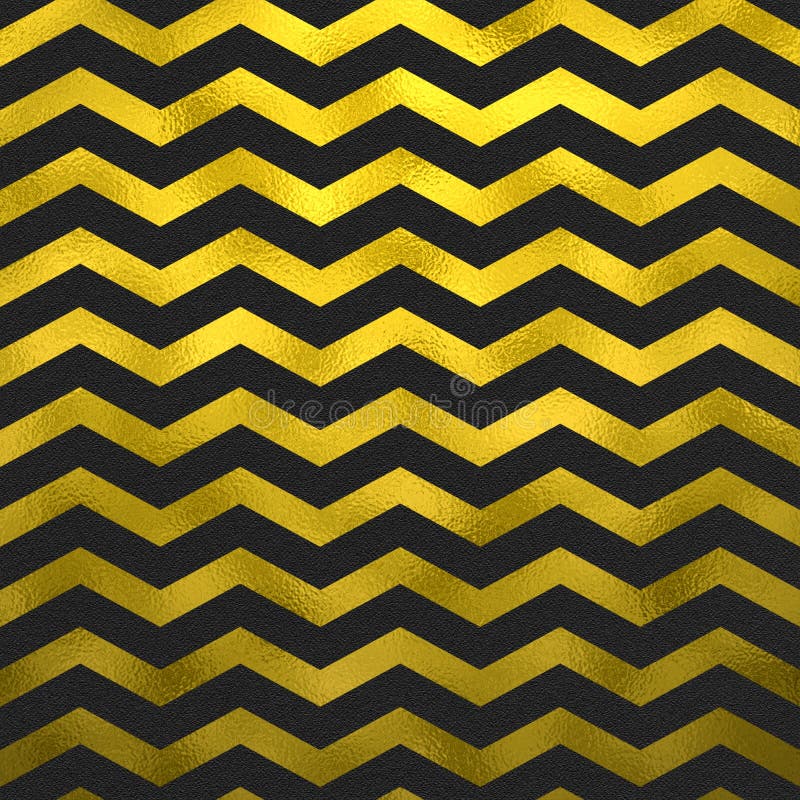 Faux Gold White Foil Metallic Chevron Pattern Chevrons Stock ...