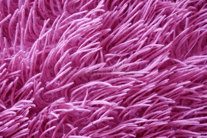Pink Faux Fur for Textile Fur Background Close-up Stock Image - Image ...