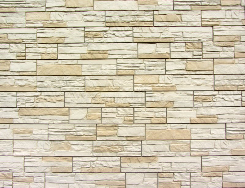Faux Stone Bricks Imitation Decorative Wall Texture Stock Image - Image ...