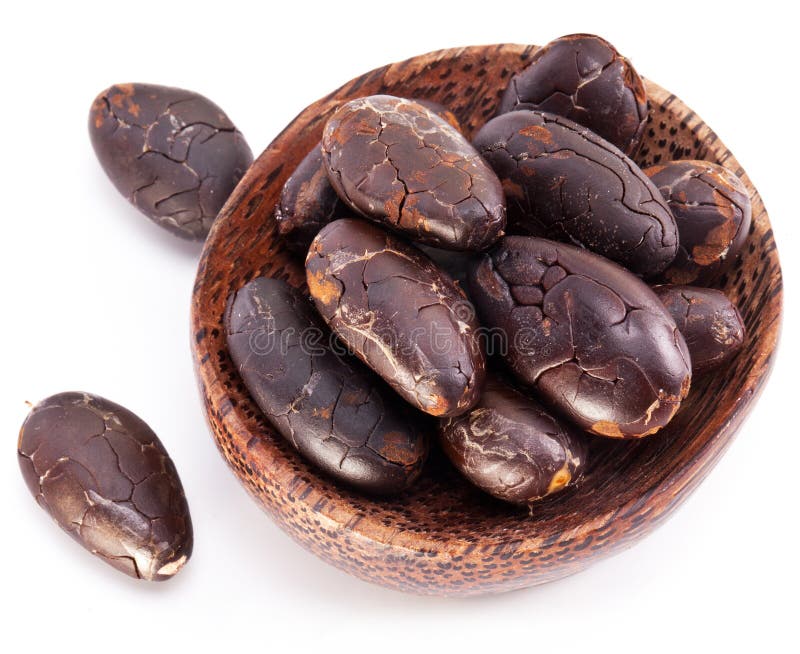 Fave di cacao immagine stock. Immagine di chiusura, tropicale - 30572445