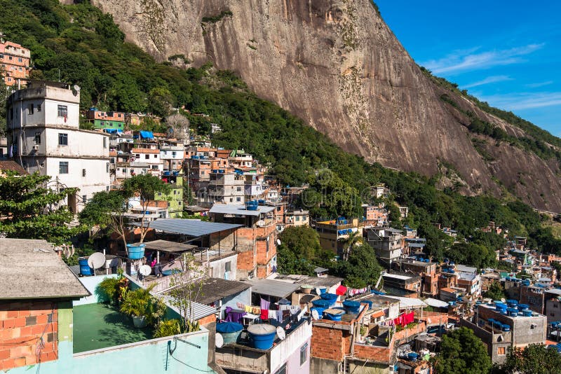 Favela DA Rocinha in Rio De Janeiro Stock Foto - Image of architectuur ...