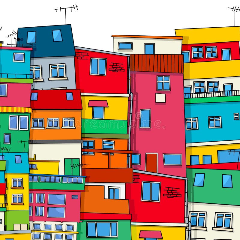 Favela icon 5 stock vector. Illustration of front, travel - 244416038