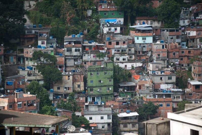 Favela in Rio De Janeiro editorial photo. Image of poverty - 34253196