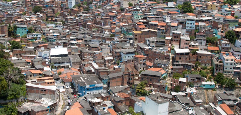 Contraste Social En Un área Urbana De La Ciudad De Río De Janeiro Foto ...