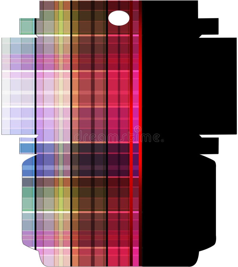 Favor Printable Template Box Packing, Print and Cut, Christmas Plaid ...