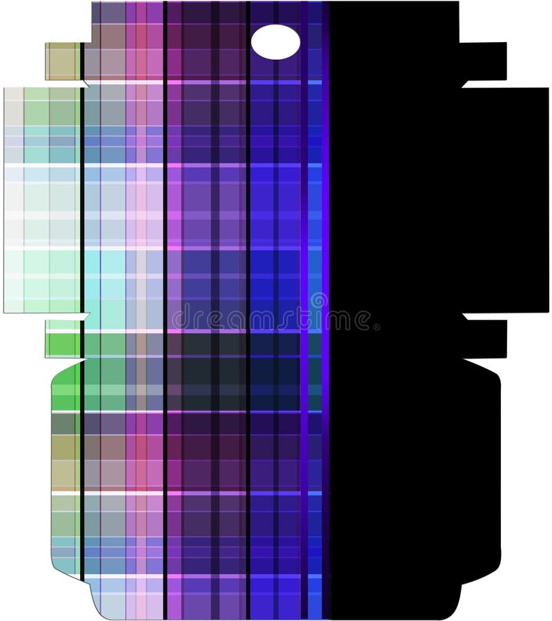 Favor Printable Template Box Packing, Print and Cut, Christmas Plaid ...