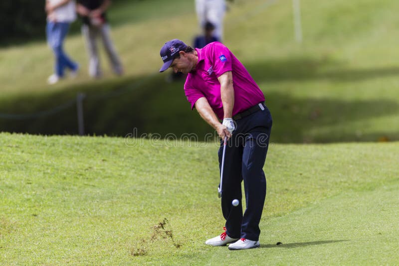 Favorable Tiro Del Hierro De Harrington De Golf. Foto de archivo ...