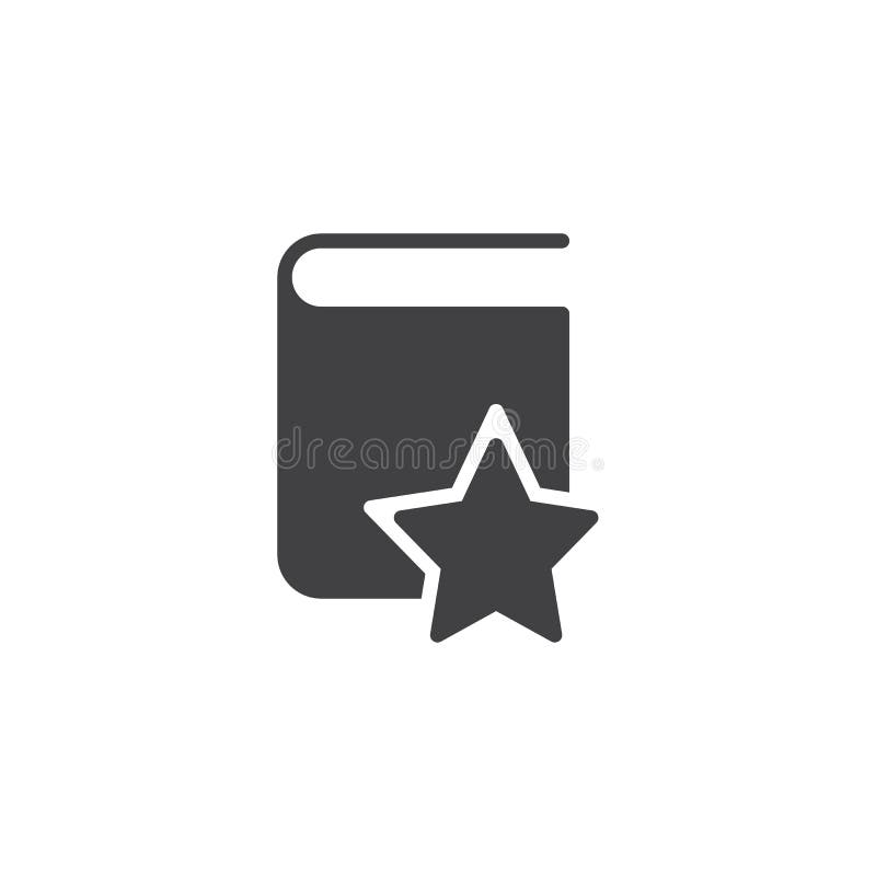 Favorite book vector icon stock vector. Illustration of education ...